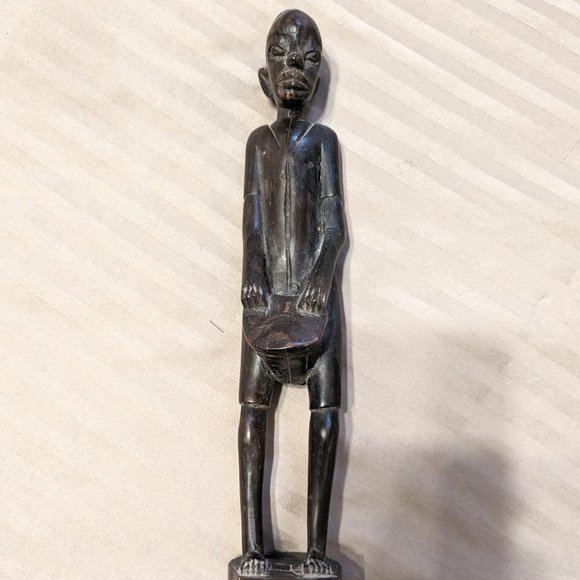 Hand Crafted | Accents | Vintage African Kenya Carved Sculpture Figure ...